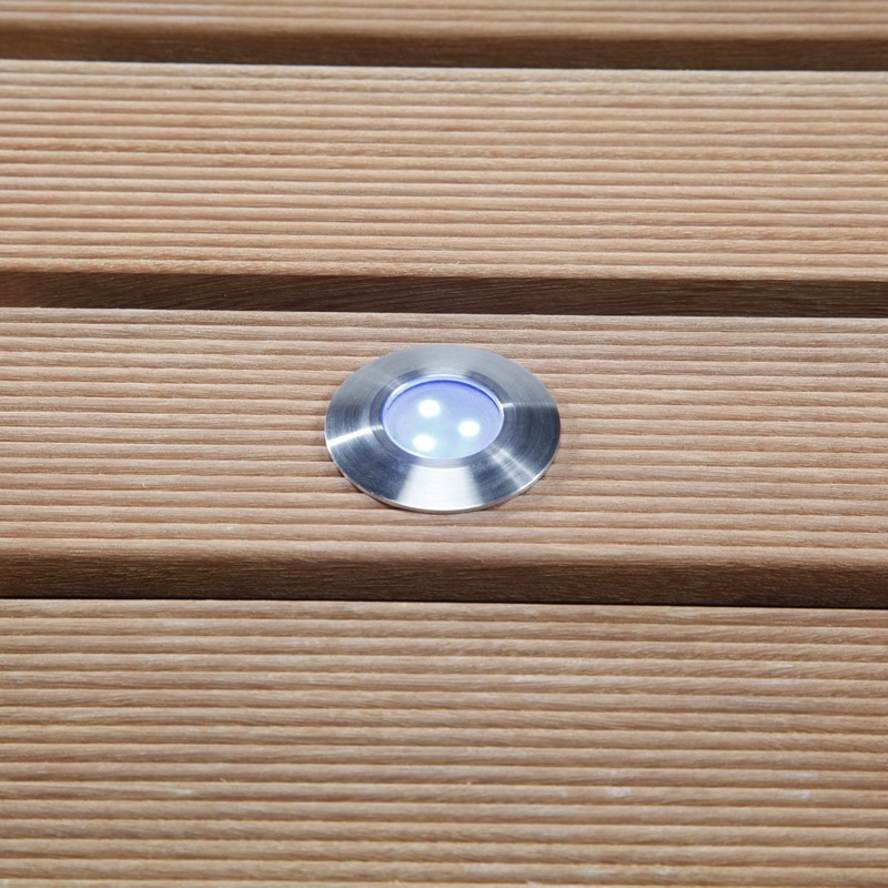 Techmar Alpha Blue 12V LED Garden Deck Light
